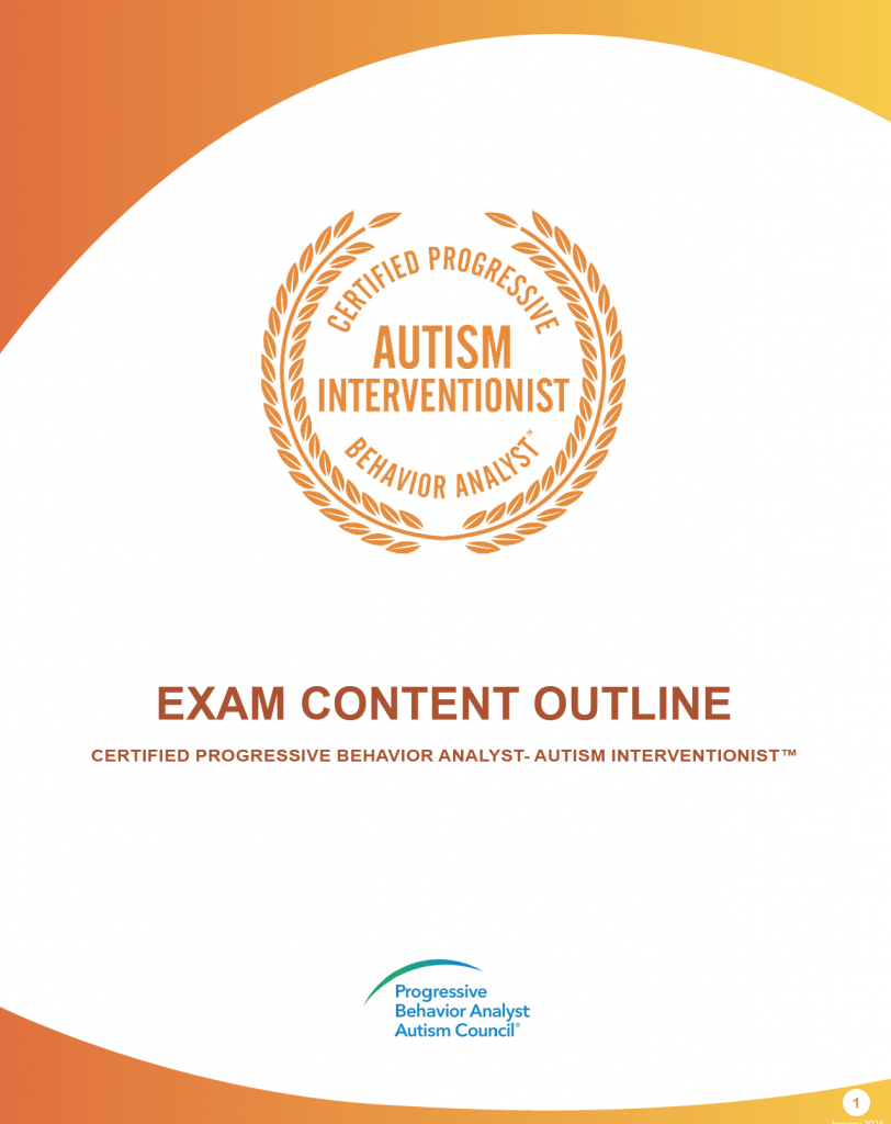 CPBA-AI Exam Content Outline - Progressive Behavior Analyst®